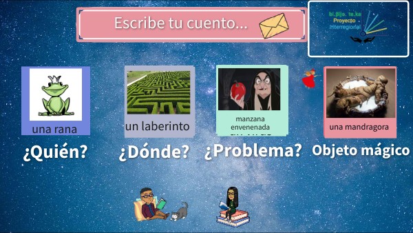 Escribe un cuento con los elementos