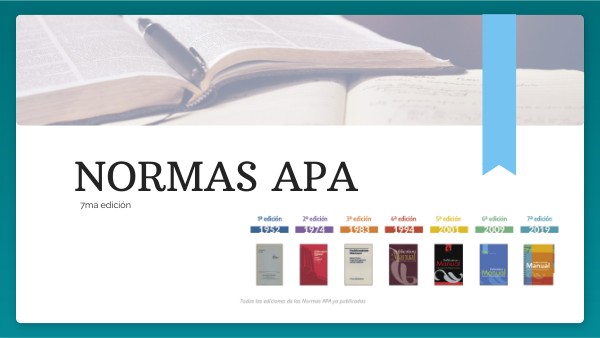 normas APA | Genially