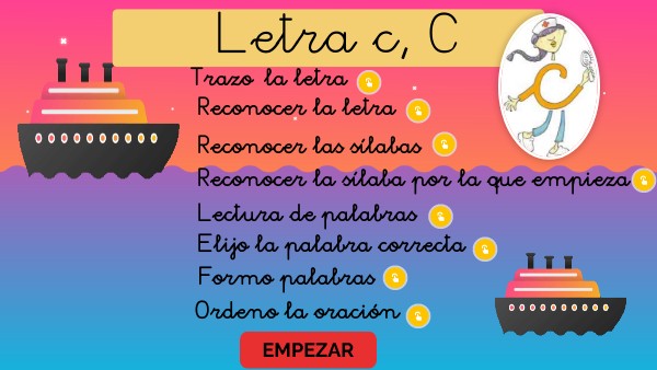 LETRA C , c