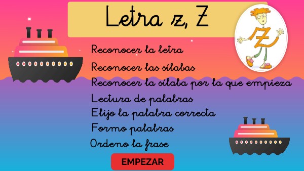 LETRA Z,z | Genially