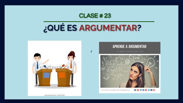 2BGU-FIL - ¿Que es argumentar? | Genially