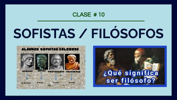 1BGU - Sofistas y Filosofos