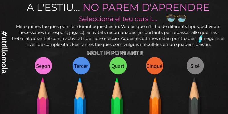 Tasques d'estiu 2024 | Genially