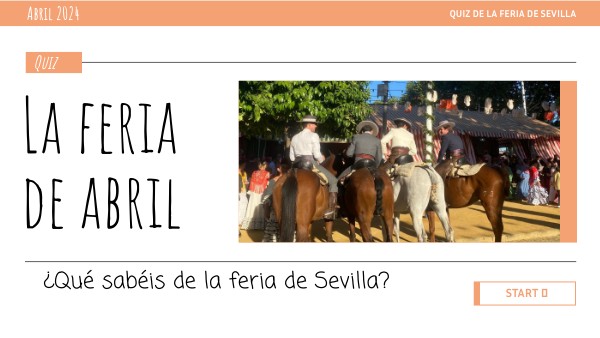 Quiz Feria de abril