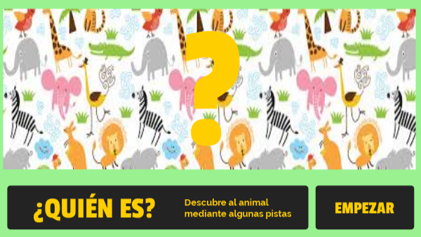 ¿ QUIÉN ES QUIÉN ANIMALES?