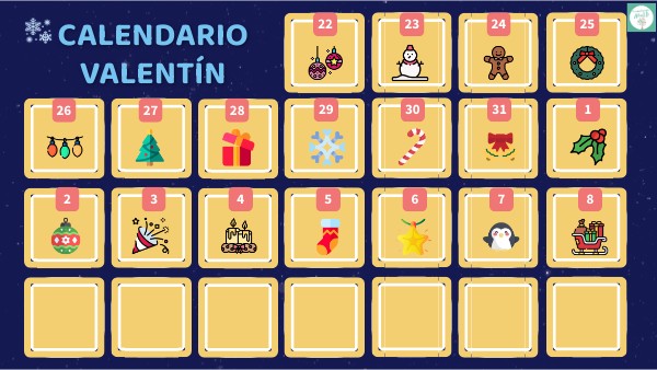 Calendario adviento PRIMARIA