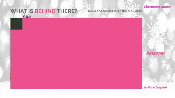 What's behind? | Genially