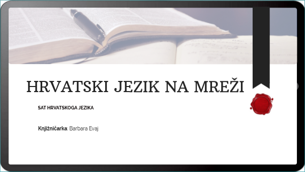 Hrvatski jezik na mreži