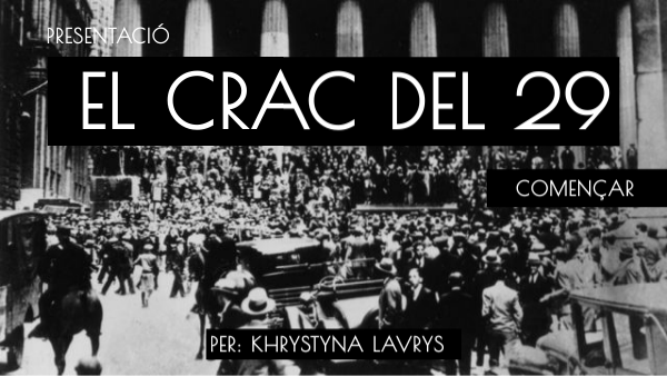 El crac del 29 | Genially