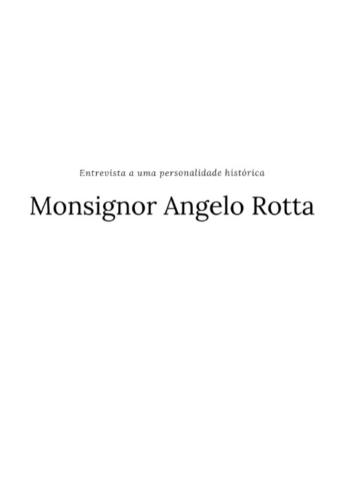 Monsignor Angelo Rotta