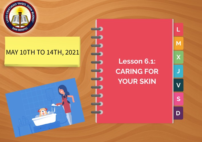 ASINCRONIC CLASS 5th, Lesson 6.1:CARING YOUR SKIN | Genially