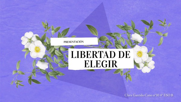 Libertad Para Elegir