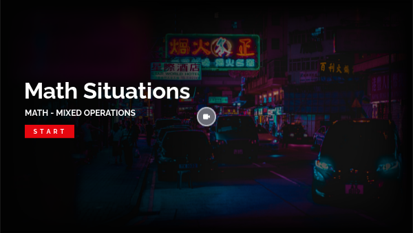 Mixed Operations Situations | Genially