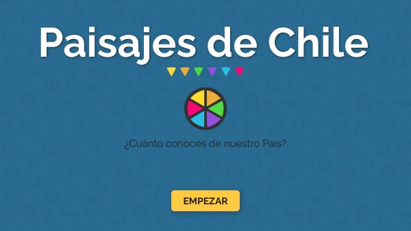 juego Paisajes de Chile. | Genially