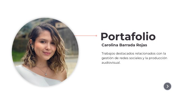 Portafolio 2023 Carolina Barrada Rojas | Genially