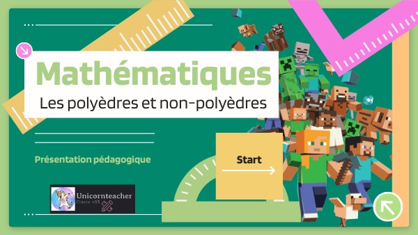 Présentation pédagogique: Les polyèdres 4e année primaire | Genially