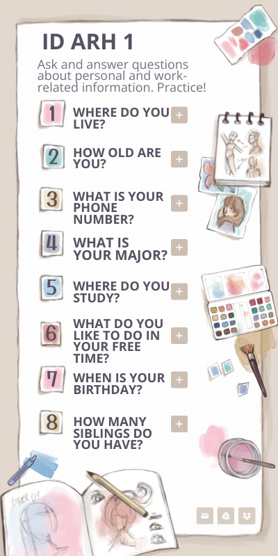 Questions about personal information. | Genially