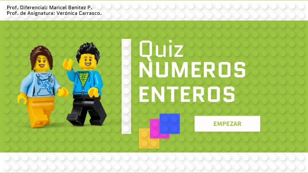 7AB QUIZ NÚMEROS ENTEROS + -( - ) | Genially