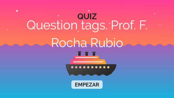 Question tags | Genially