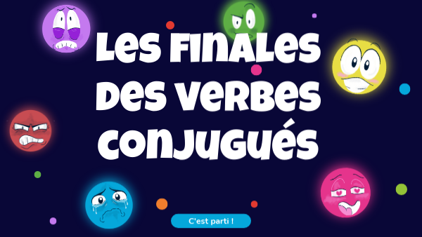 Finales des verbes conjugués (synthèse) | Genially