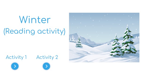 Winter - Reading activity - Class | Genially