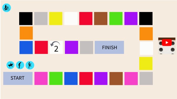 Board game - Colours | Genially