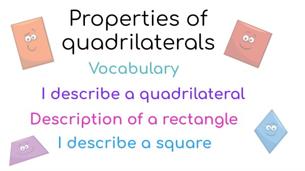 Copie - Properties of quadrilaterals