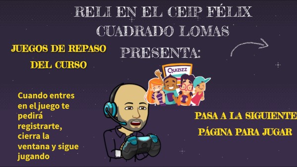 JUEGOS DE REPASO CLASE DE RELI | Genially