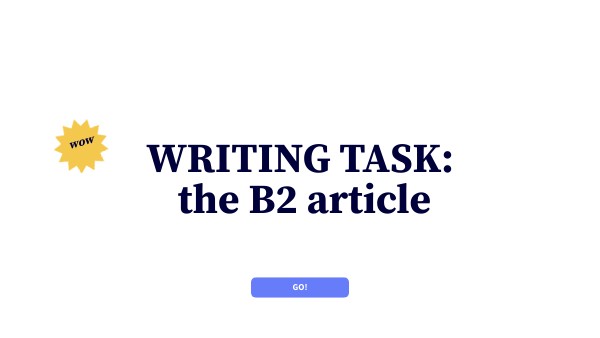 article writing, healthy lifestyle | Genially