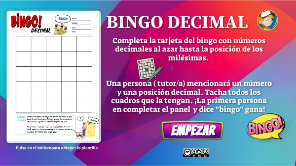 BINGO DECIMAL