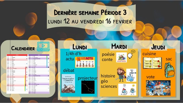 Semaine 6 P3 CM | Genially