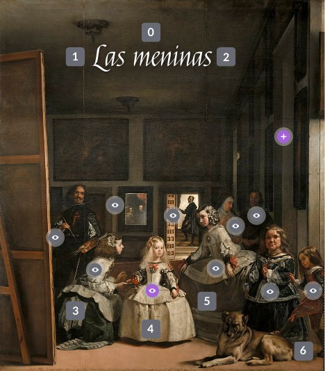 Imagen interactiva LAS MENINAS DE VELÁZQUEZ | Genially
