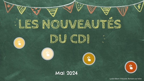 Les nouveautés du CDI