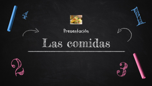 Las comidas Presentación profe Dani | Genially