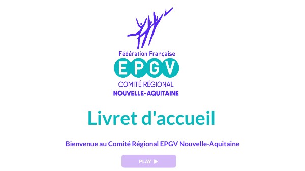 Livret d'accueil EPGV NA | Genially