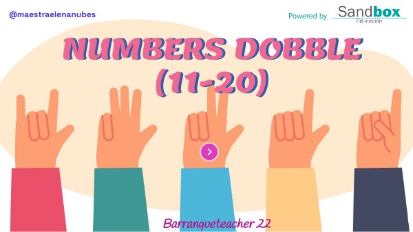 DOBBLE NUMBERS (11-20) | Genially