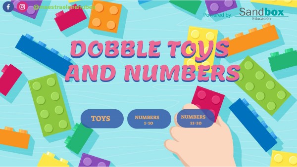DOBBLE TOYS AND NUMBERS | Genially