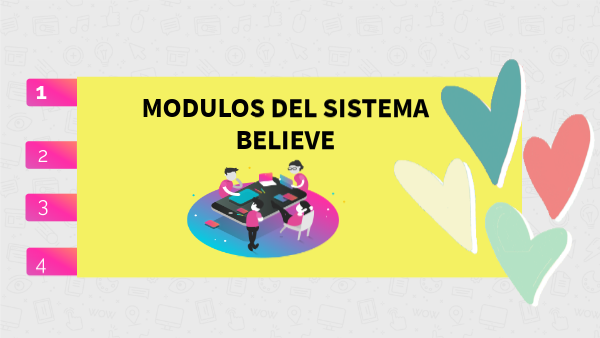 MÓDULOS DEL SISTEMA BELIEVE? | Genially