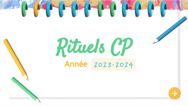 calendrier rituels CP 23/24 | Genially