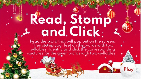 Stomp, Read and Click