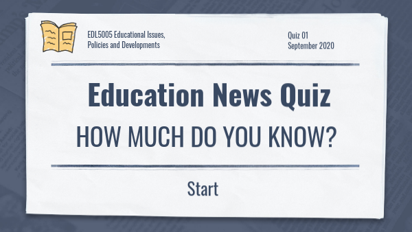 Education Quiz Week 1 | Genially