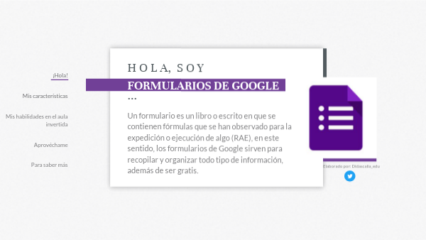 CV Formularios de Google | Genially