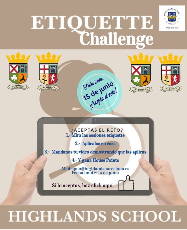 ETIQUETTE CHALLENGE | Genially