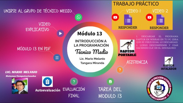 MODULO 13 - INTRODUCCIÓN A LA PROGRAMACIÓN