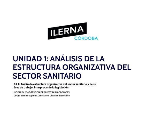 GMB. UD.1.: ANÁLISIS DE LA ESTRUCTURA ORGANIZATIVA DEL SECTOR SANITARI | Genially