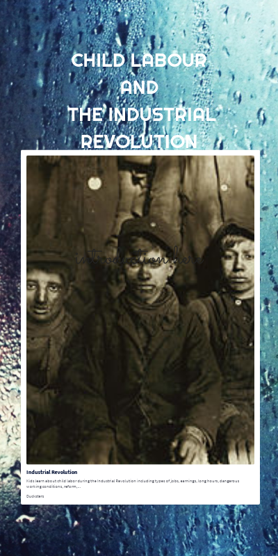 child labour | Genially