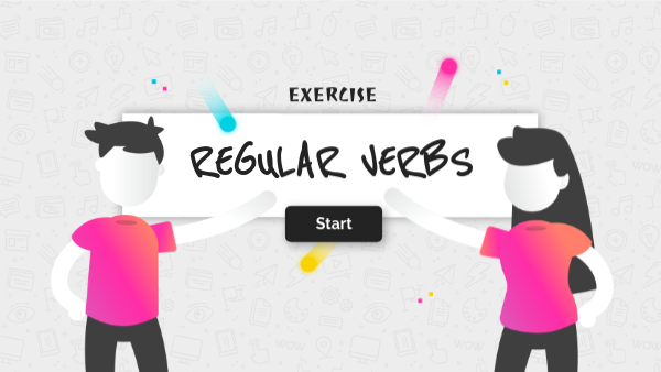 JUEGO REGULAR VERBS
