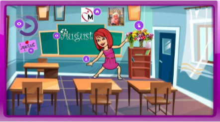 My virtual classroom 💜 | Genially