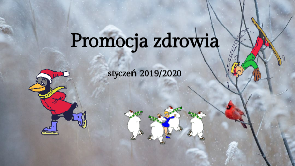 Promocja zdrowia styczeń | Genially
