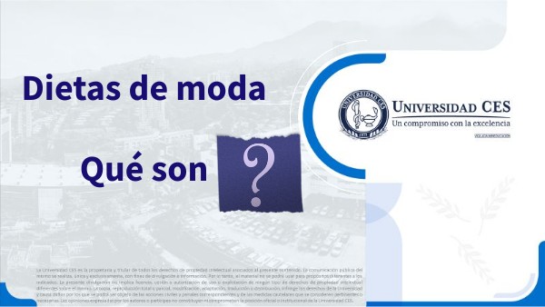 Dietas de moda | Genially